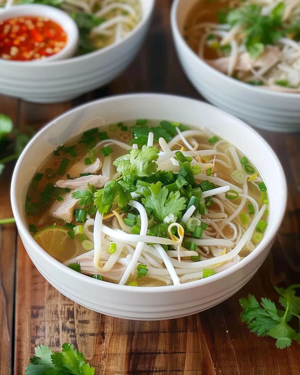 simple chicken pho