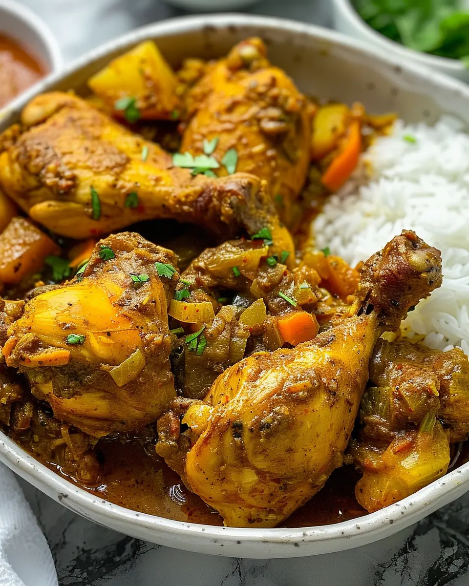 Authentic Jamaican Curry Chicken