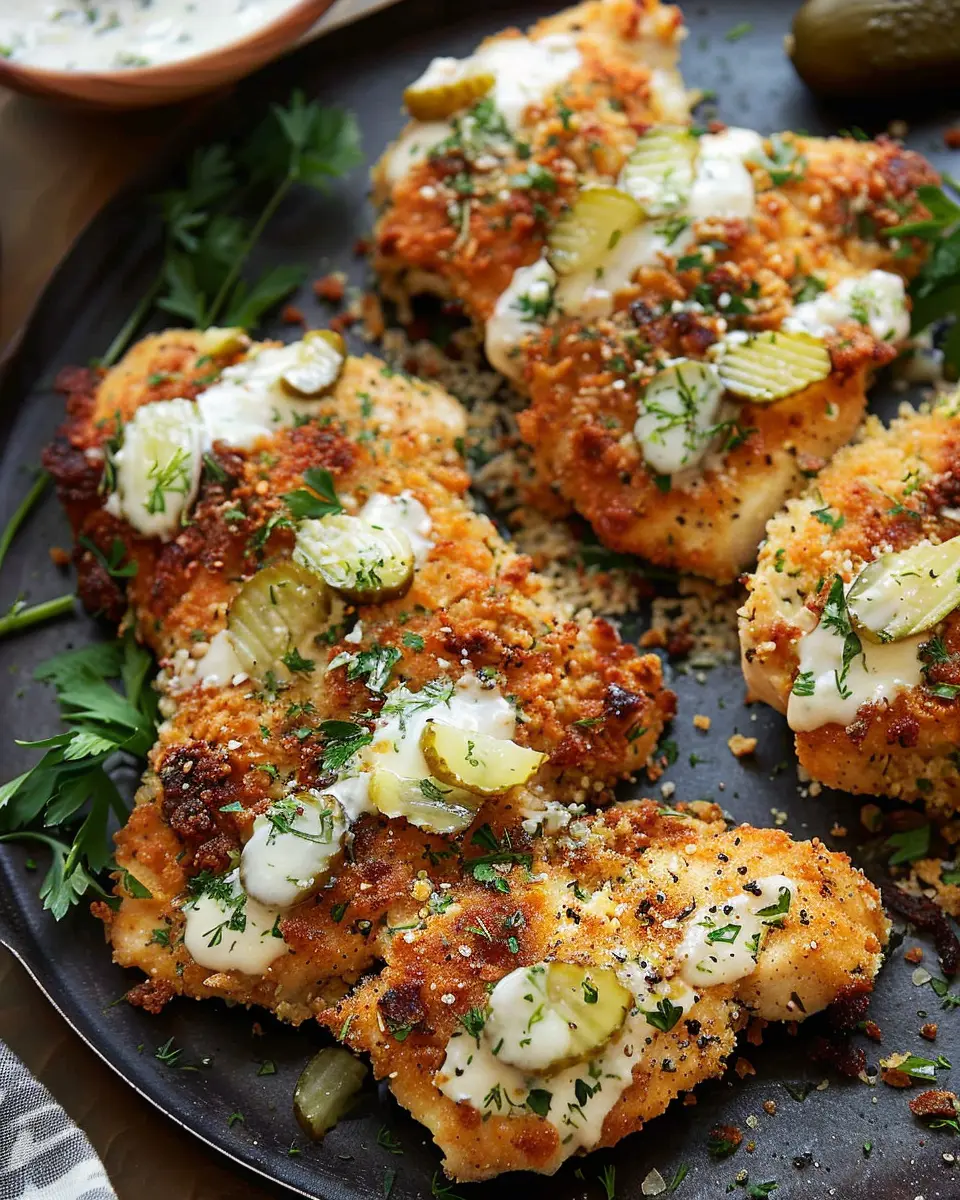 dill pickle parmesan chicken recipe