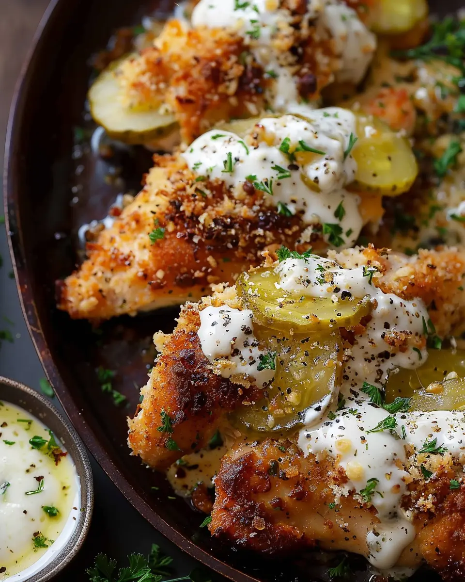 dill pickle parmesan chicken recipe