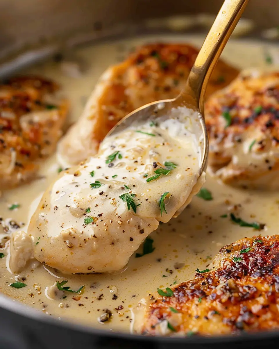 creamy garlic parmesan chicken breast