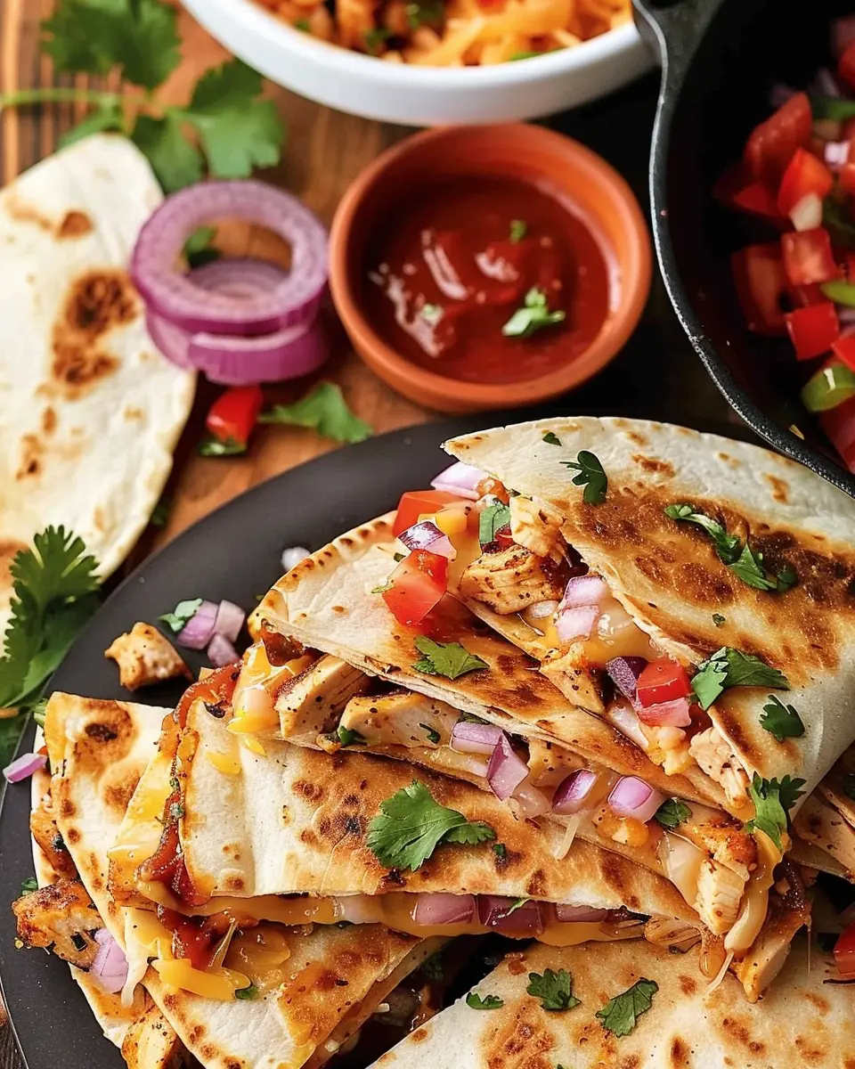 BBQ Chicken Quesadillas