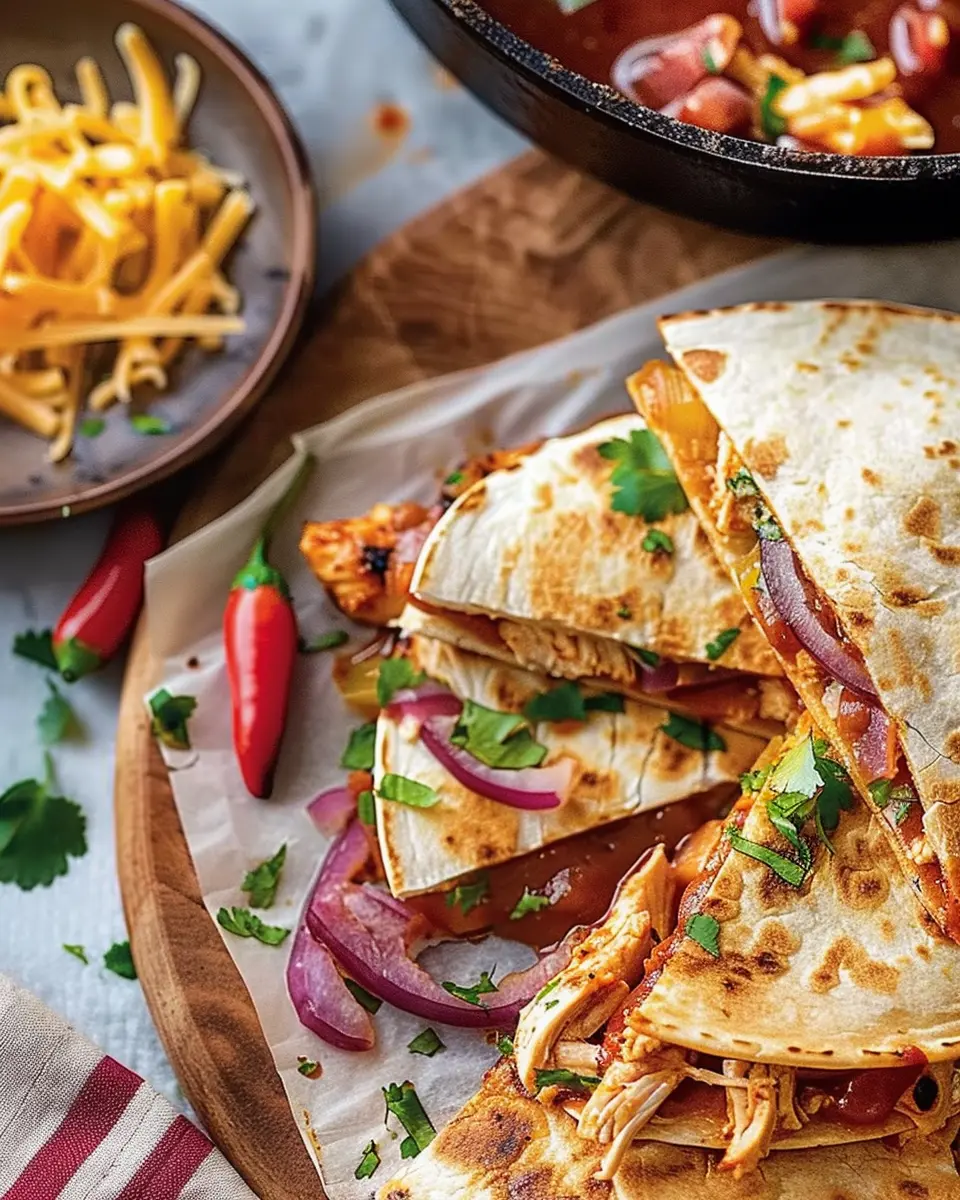 BBQ Chicken Quesadillas