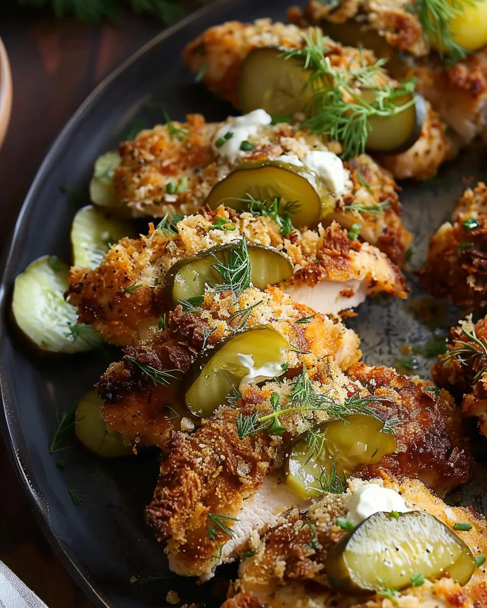 dill pickle parmesan chicken recipe