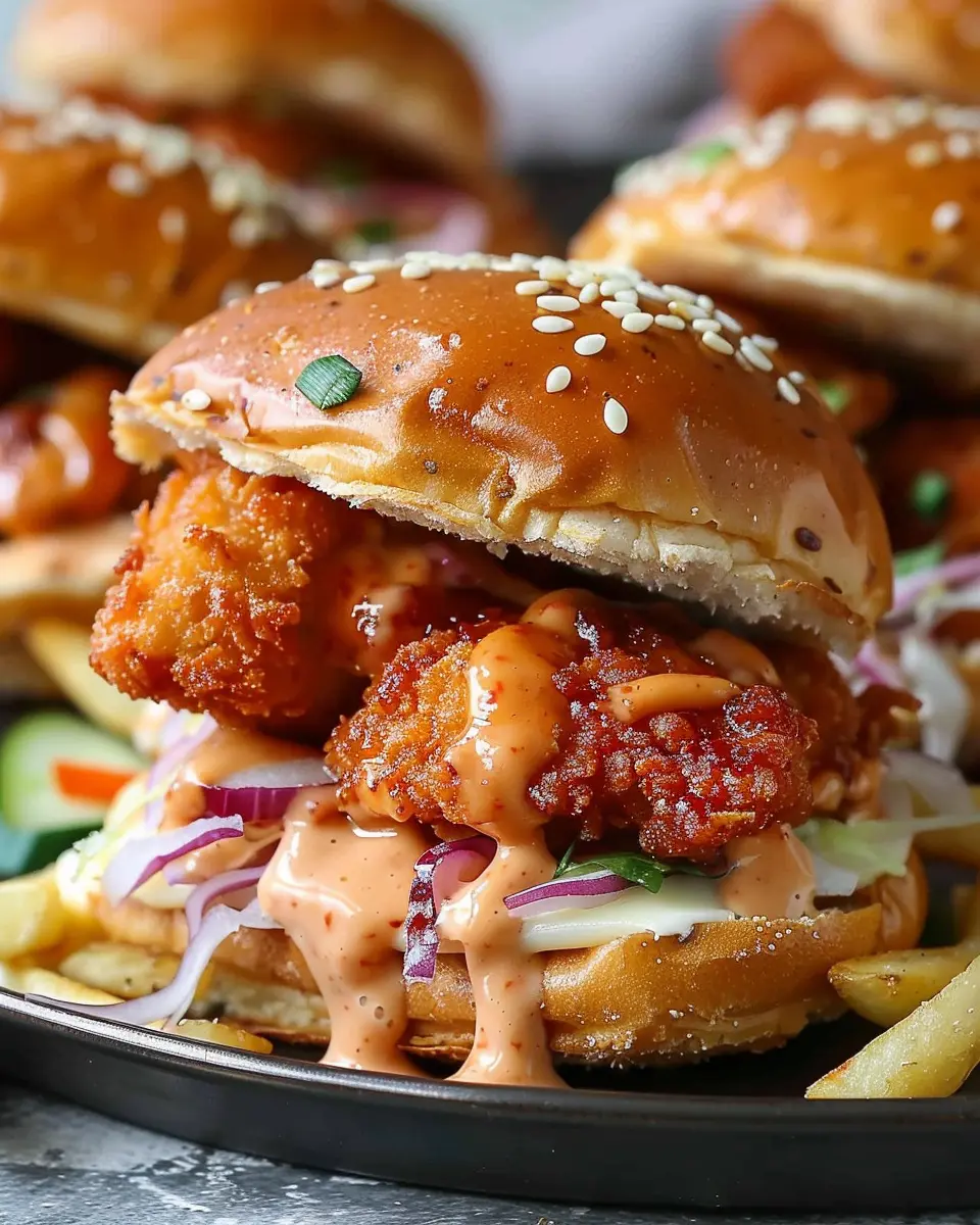 bang bang chicken sliders recipe